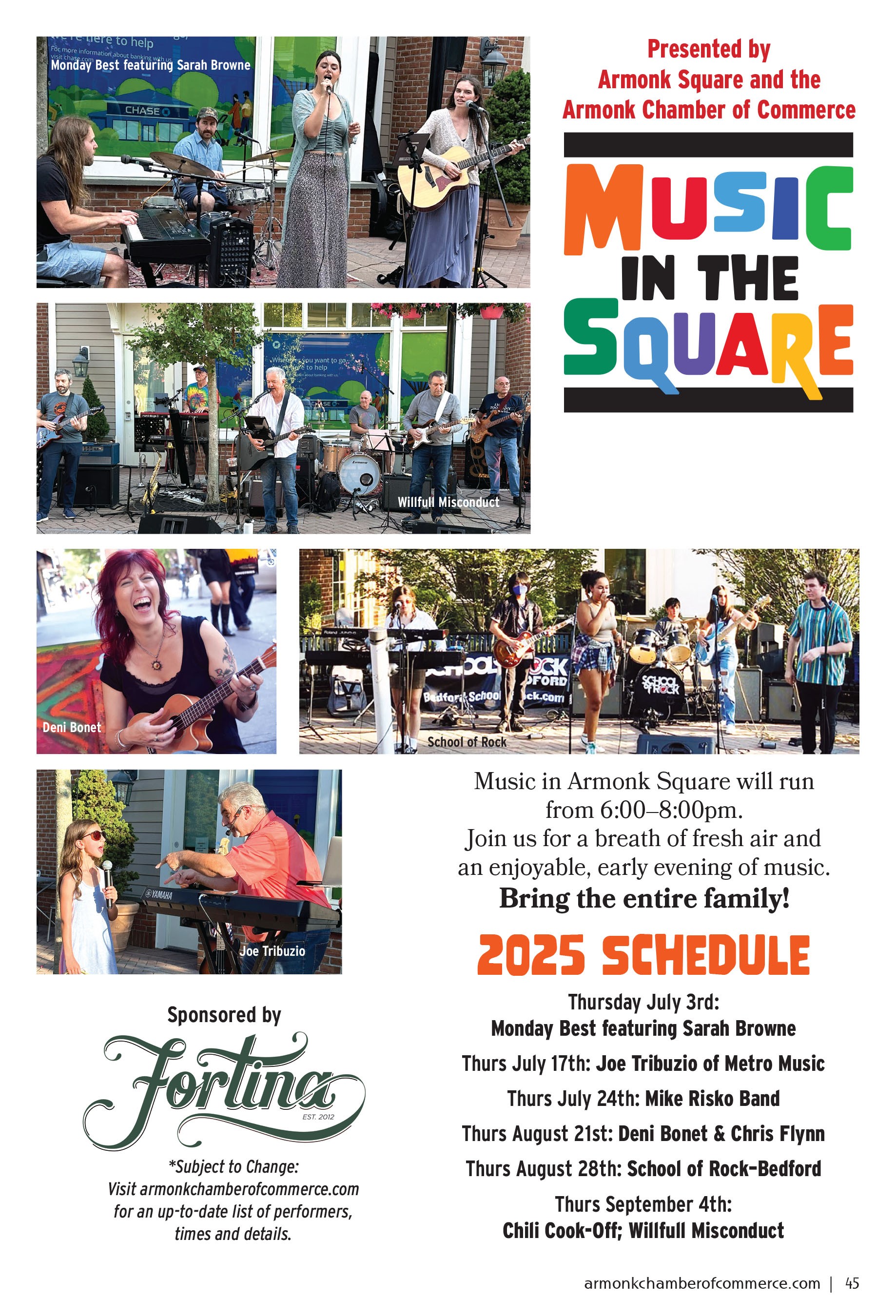 Summer Concerts - Armonk Chamber of Commerce